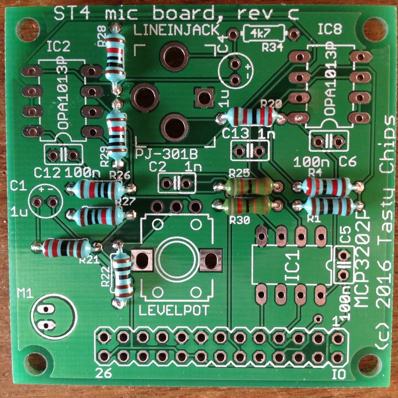 ST4 DIY – Mic board – Tasty Chips Electronics