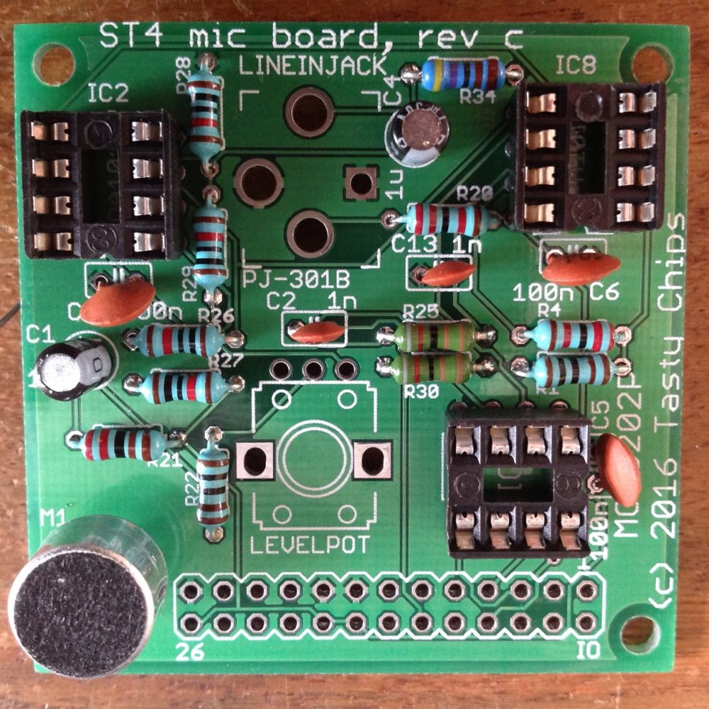 ST4 DIY – Mic board – Tasty Chips Electronics